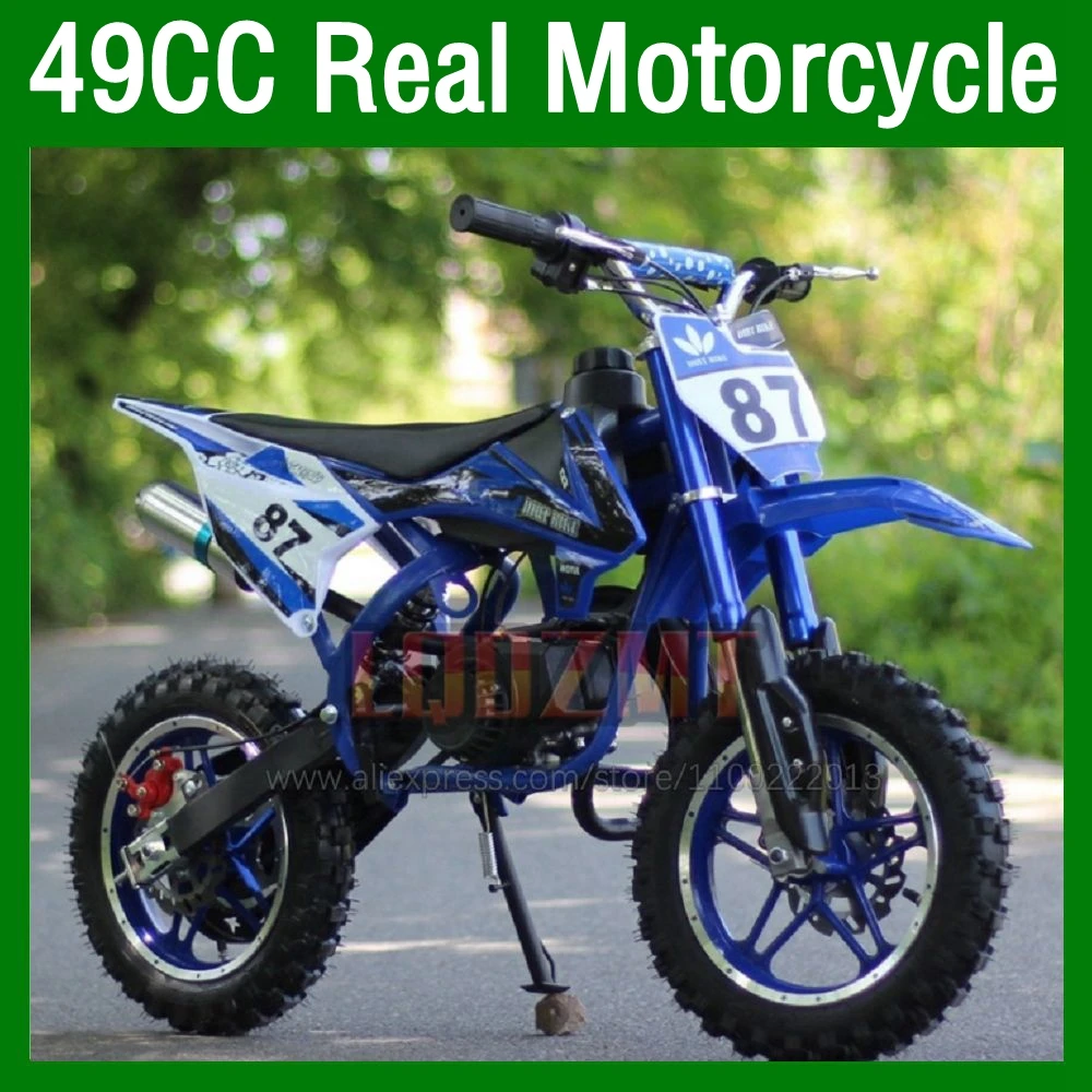 49 50cc 2 Tak Sepeda Motor Mini Gunung Kereta Kecil Skuter Bensin ATV ...