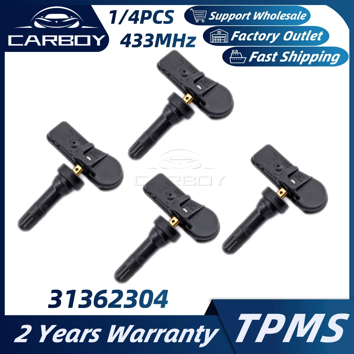 31362304 50662193 Tpms Tire Pressure Monitoring System For Volvo V60 ...