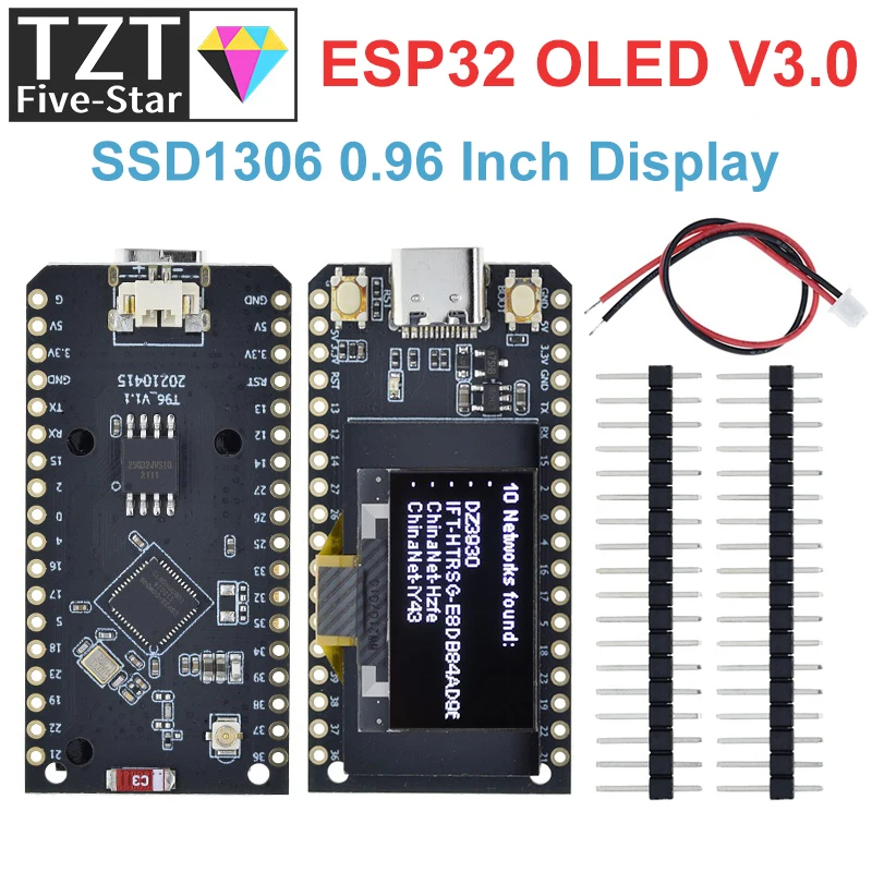 ESP32-OLED-V3-0-Development-Board-Wi-Fi-Bluetooth-Wireless-Module ...