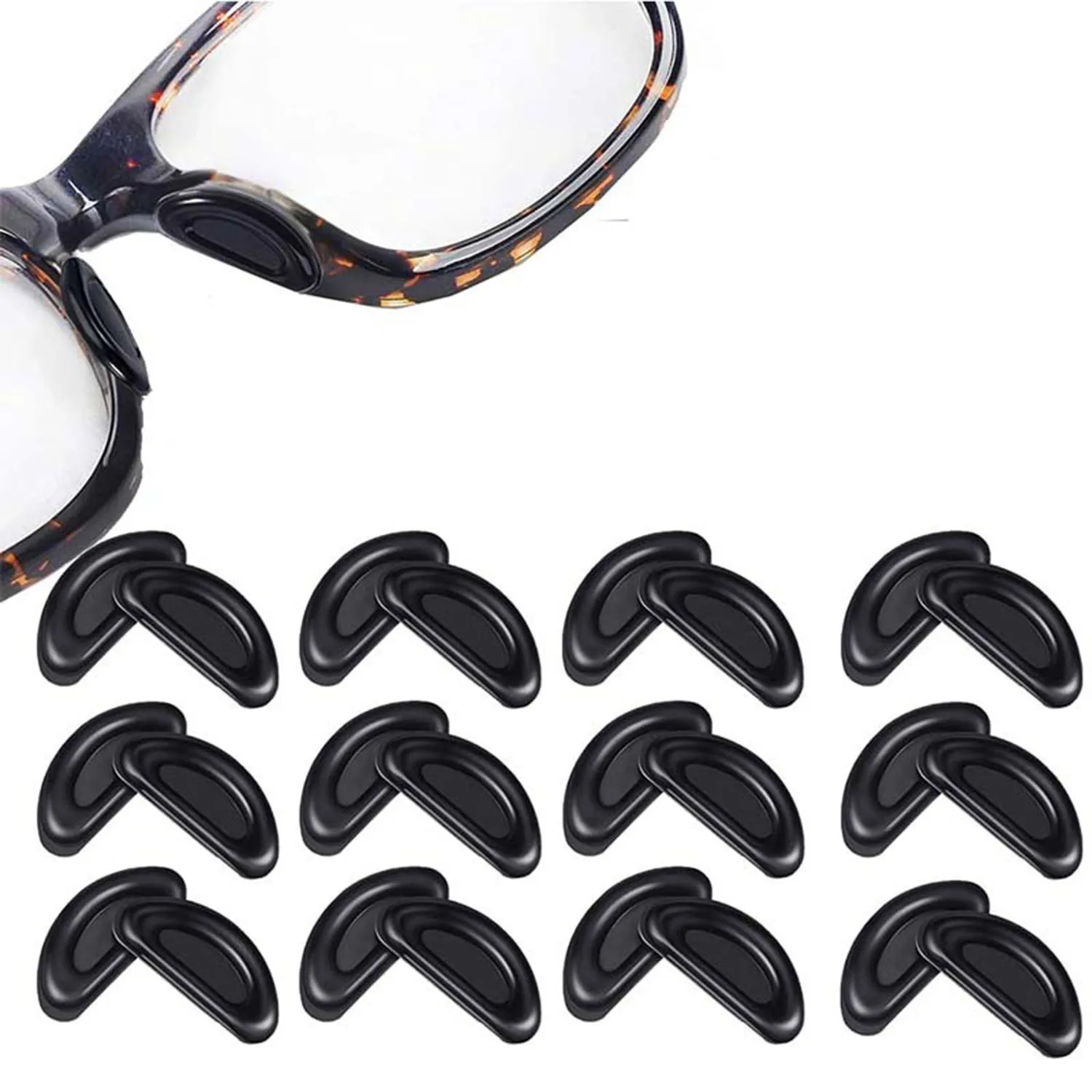Silicone Glasses Nose Pads Invisible Non-Slip Soft Nose Pads Self ...