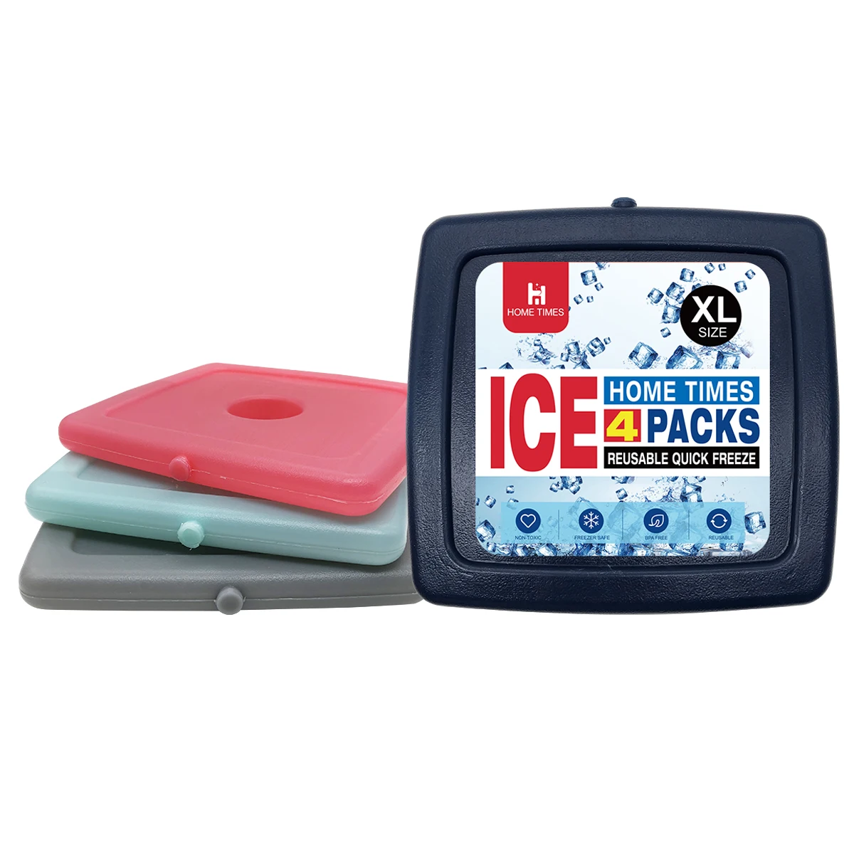Ice Packs for Lunch Boxes & Coolers - Freezer Packs - Original Cool ...