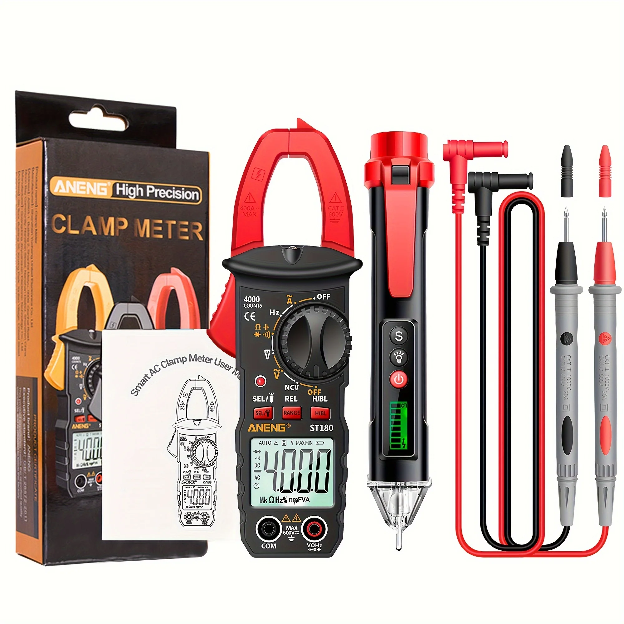 ST180-clamp-type-multimeter-ammeter-kit-measuring-current-capacitance-resistance-NVC-detection ...