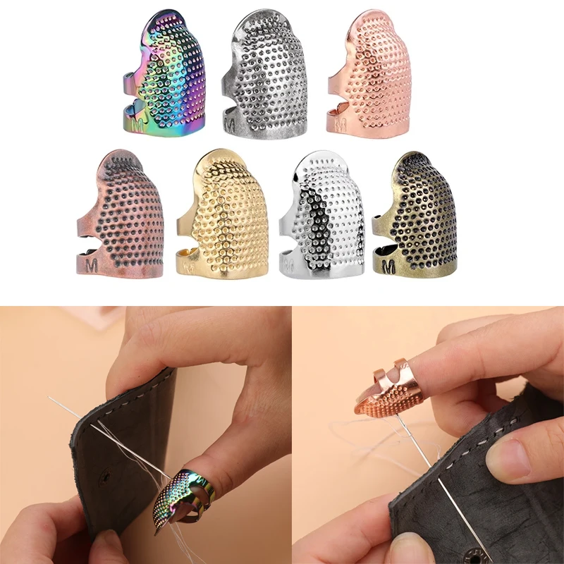 KRABALL-dedal-de-costura-de-2-piezas-Protector-de-dedos-Vintage-dedal ...