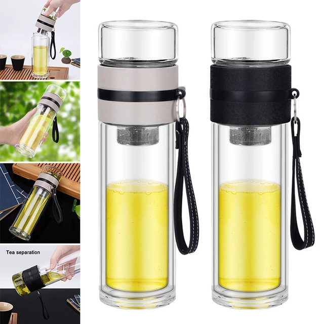 Glass Tea Infuser Travel Mug