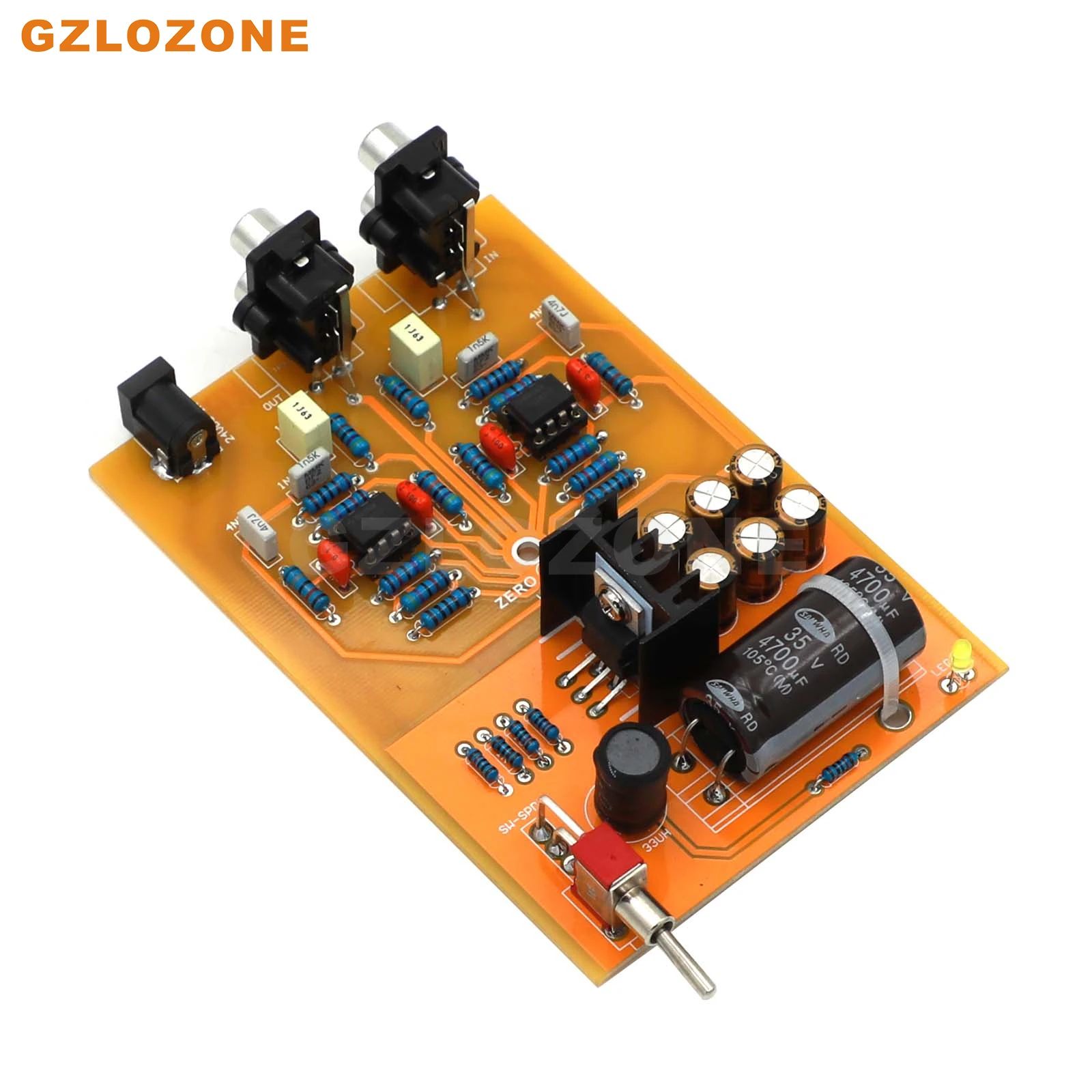 ZEROZONE Stereo MM Turntable Preamplifier HC-01A Phono Amplifier DIY ...