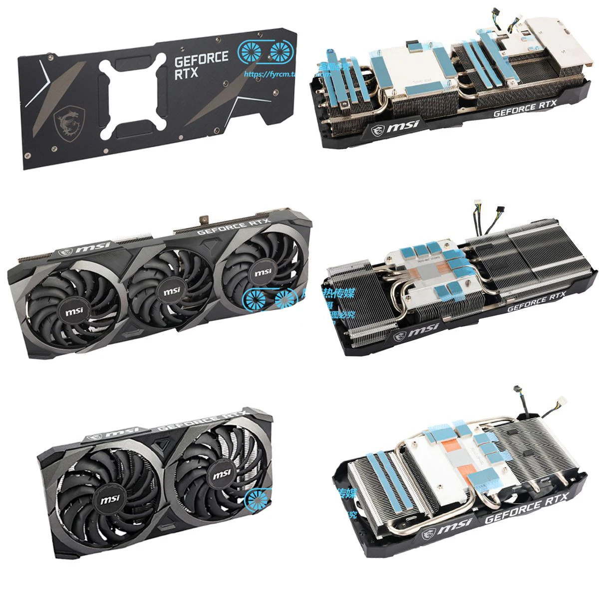 Msi Gpu Radiator For Rtx3060 3060ti 3070 3070ti 3080 3080ti 3090ventus ...