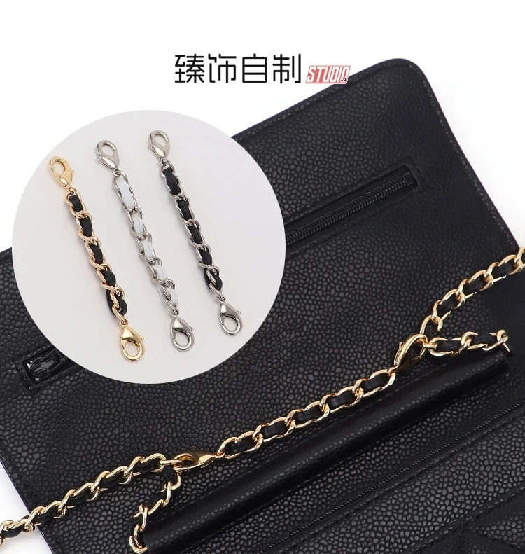 Lady bag chain adjustment shortening leather chain leather buckle ...