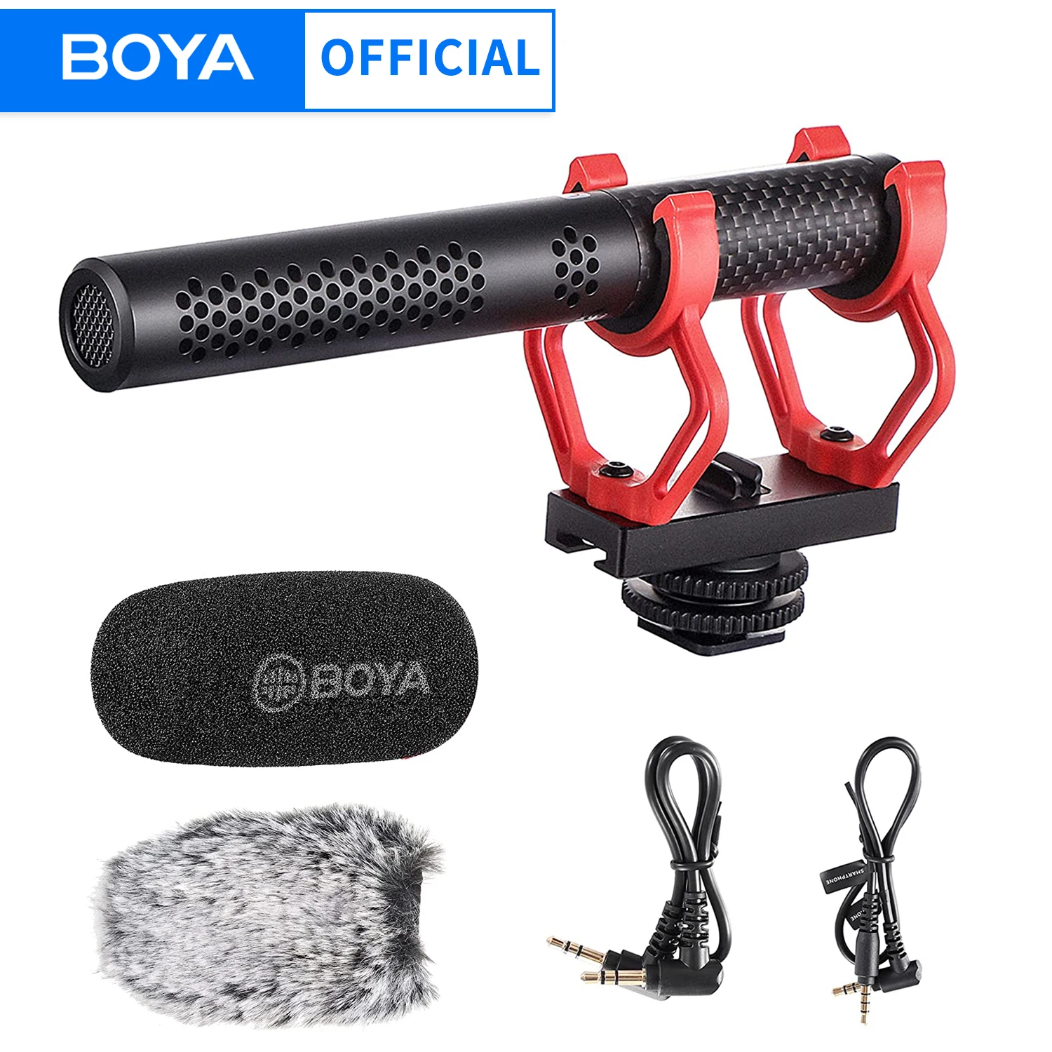 BOYA-BY-BM2040-Professional-Super-cardioid-Shotgun-Condenser-Microphone ...
