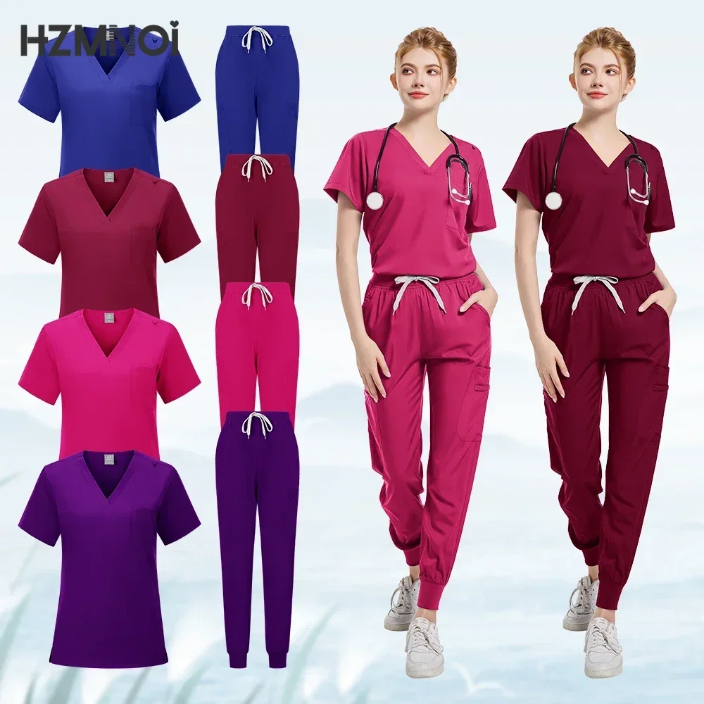 Medical Uniforms Women Surgical Uniform Nursing Scrub Set Nurse ...