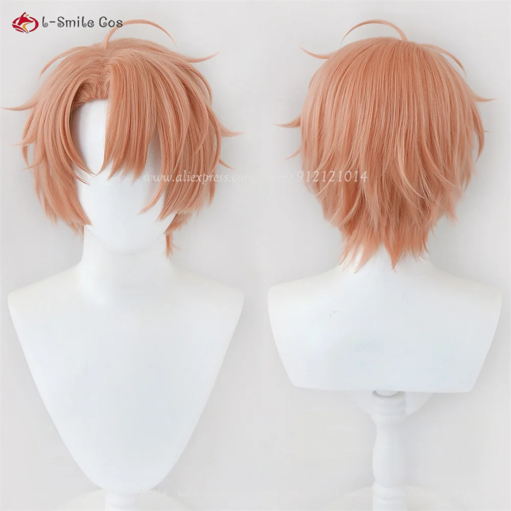 Anime IDOLiSH7 Izumi Mitsuki Cosplay Wig Short Light Orange Synthetic ...