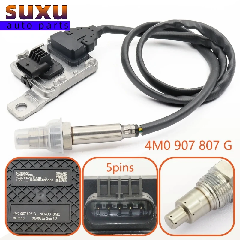 Nitrogen-Oxide-Sensor-NOx-Sensor-4M0907807G-For-VW-TOUAREG-CR7-3-0-4-0 ...