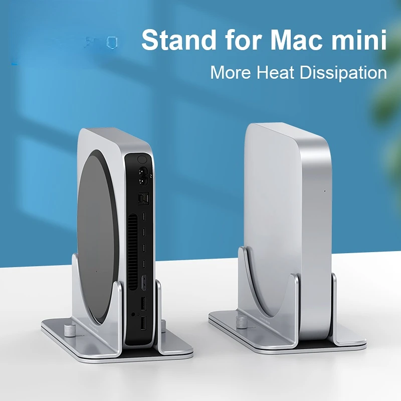Vertical-Stand-Mac-Mini-Aluminum-Alloy-Office-Laptop-Desktop-Stand-Anti ...