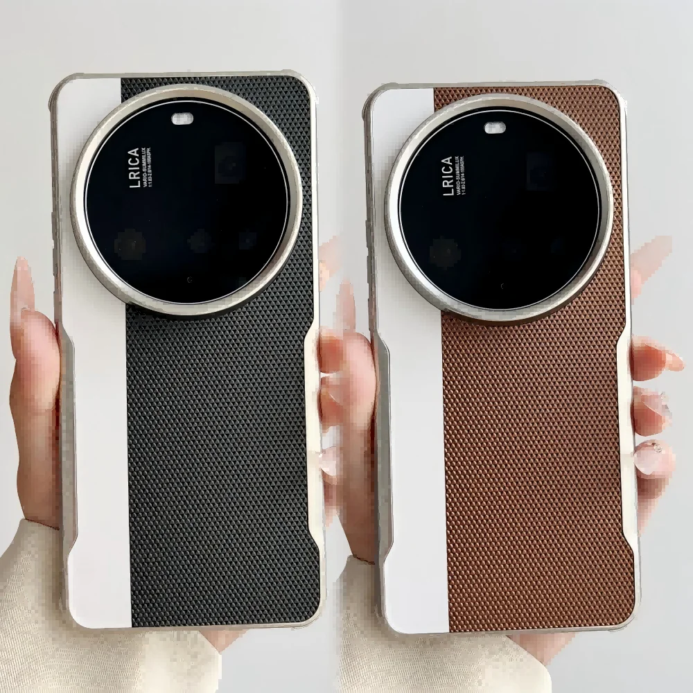 For Huawei Honor Magic 7 Pro Case Luxury PU Leather Matte plating ...