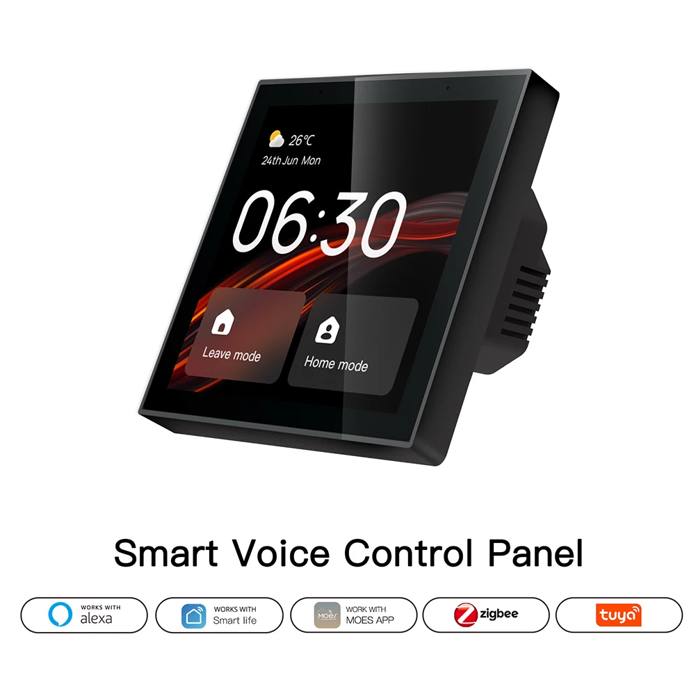 Tuya Wifi Touch Center Control Panel Alexa Built in Voice Control ...