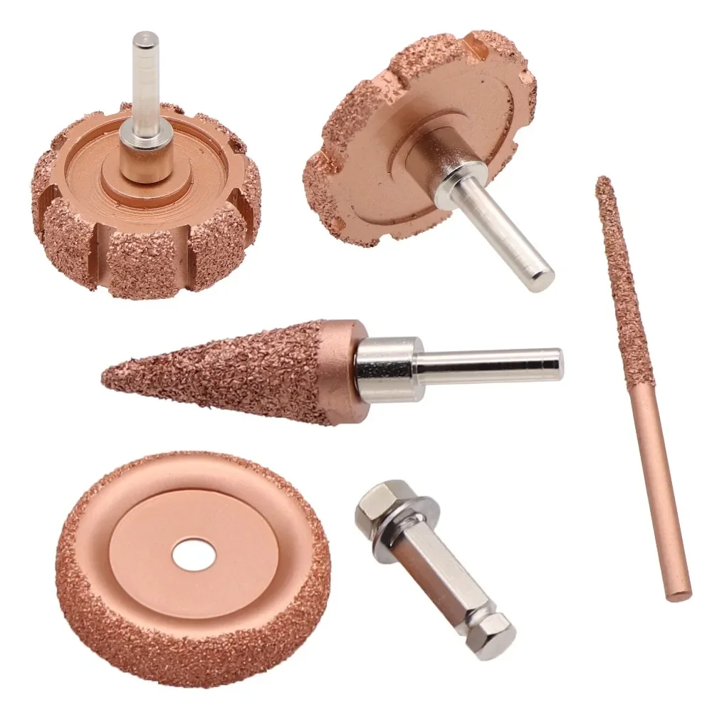 1pc-New-Buffing-Wheel-Tungsten-Carbide-Rasp-Round-Faced-Tapered-Cone ...