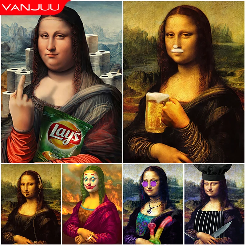 5d-DIY-Diamond-Painting-Spoof-Mona-Lisa-Portrait-Full-Square-Round ...