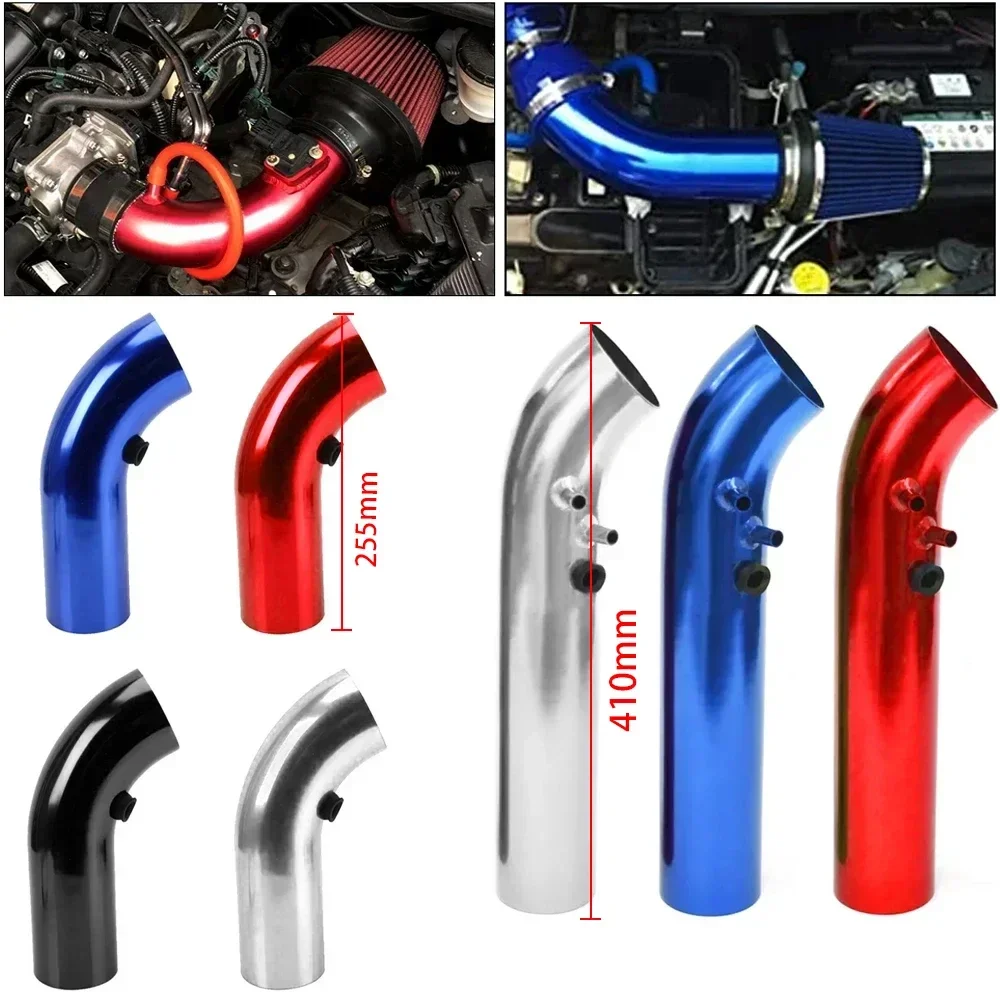 1 Set 55mm 410mm Length 3Inch 76mm Car Air Intake Pipe Universal ...