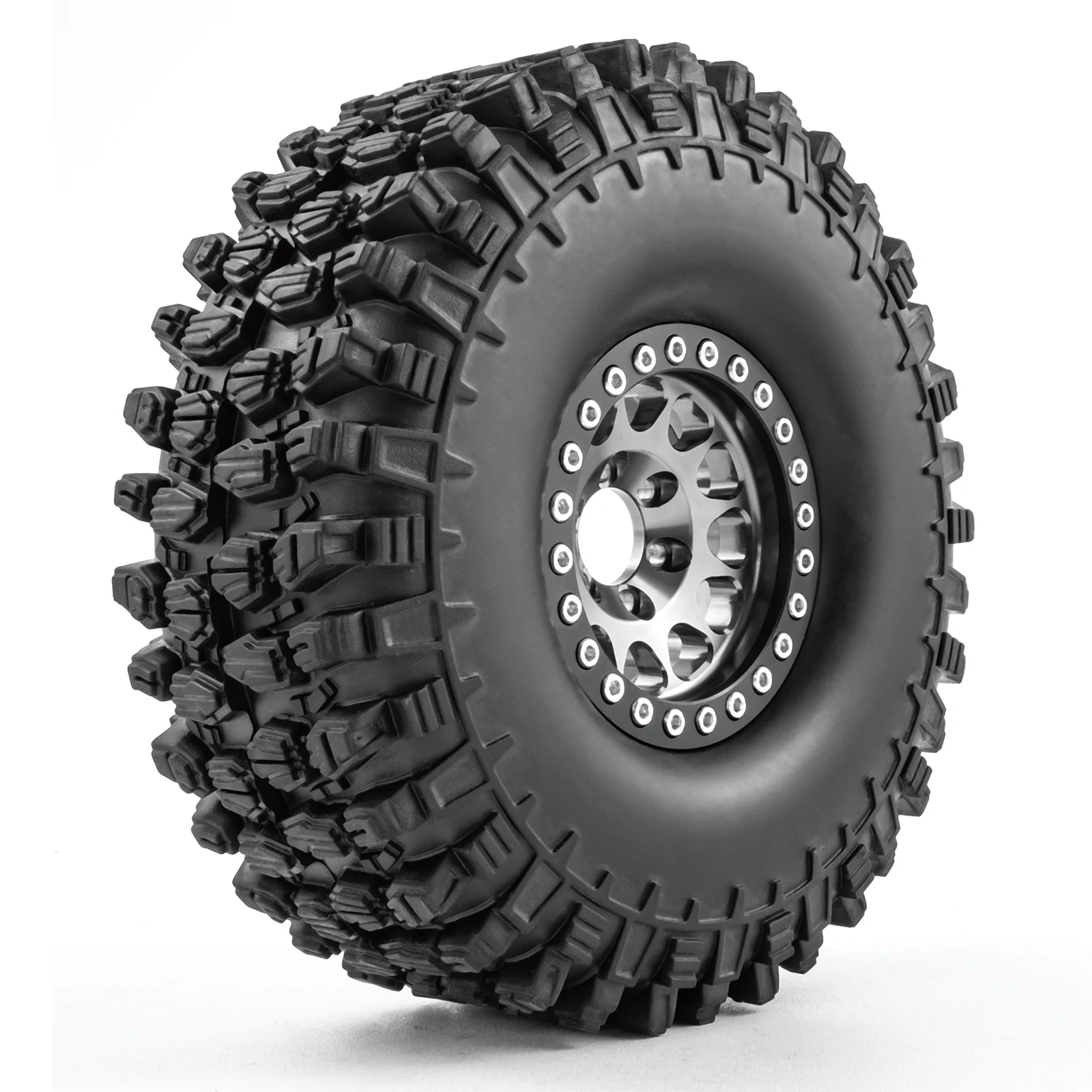 120MM-1-9-Rubber-Rock-Tyres-Wheel-Tires-for-1-10-RC-Crawler-Car-Axial ...