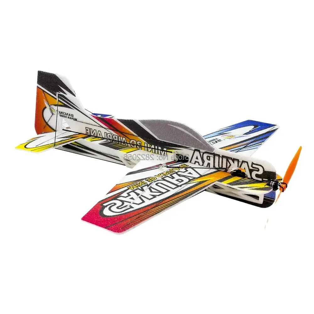 SAKURA EPP Micro 3D RC Airplane Unassembled Kit, Lightest Indoor DIY ...