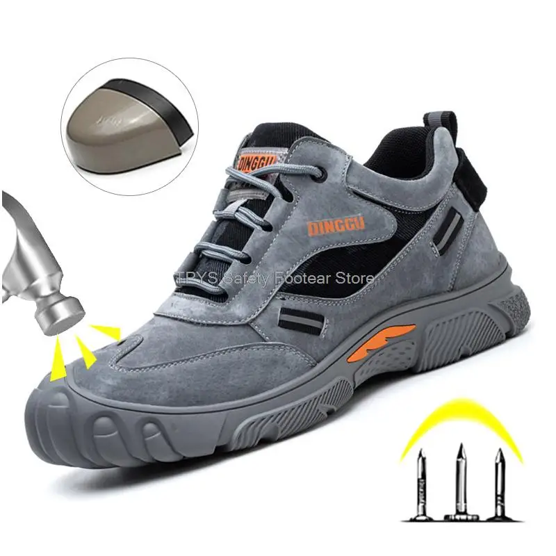 Steel-Toe-Safety-boots-man-Anti-Smash-Safety-Shoes-Anti-Stab-Safety ...