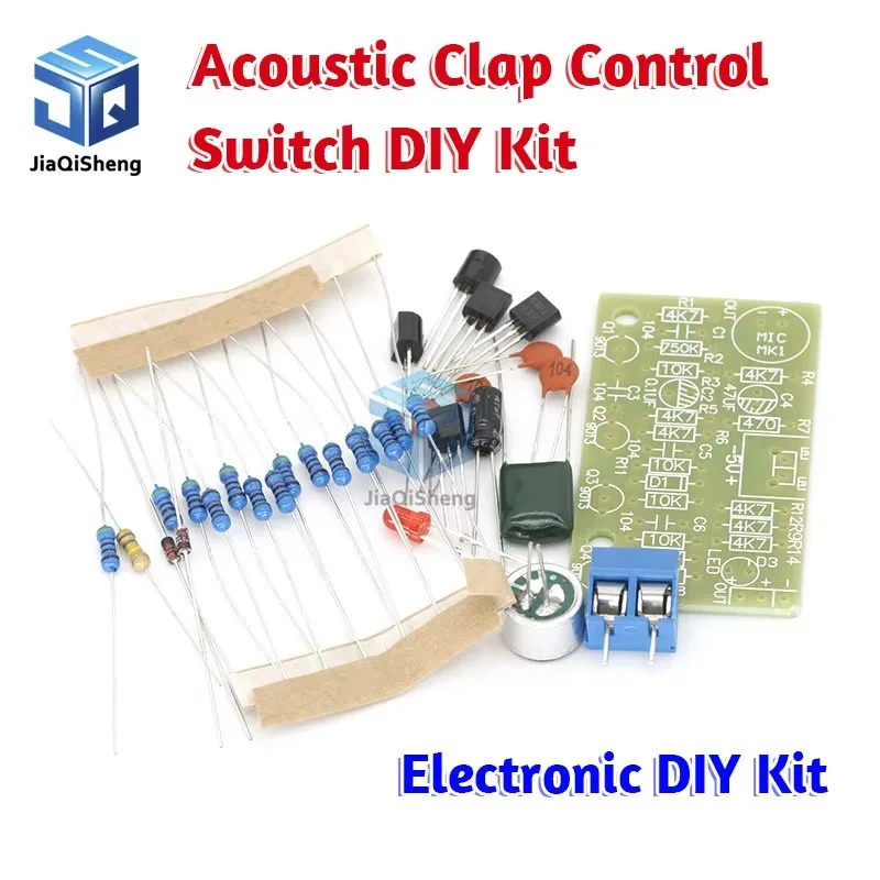 Electronic-Acoustic-Clap-Control-Switch-DIY-Kit-Sound-Sensor-Electronic ...