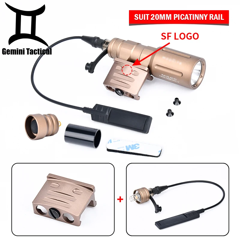 Tactical-Modlit-1000-Lumens-PLH-V2-Flashlight-Airsoft-Metal-PLH-V2 ...