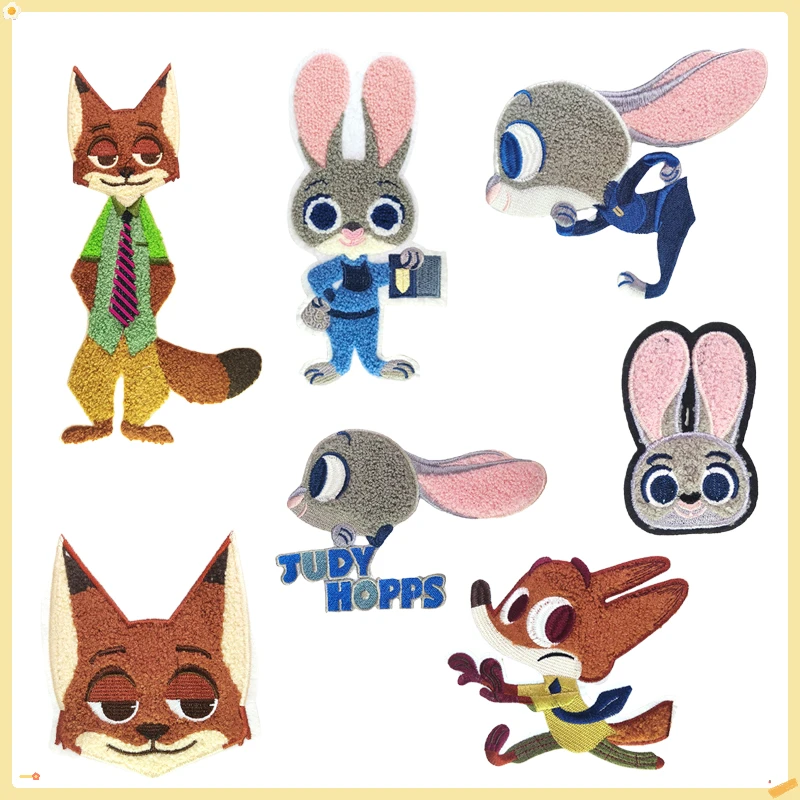 Disney Zootopia Embroidery Cloth Sticker Fashion Cloth Patch for Girls ...