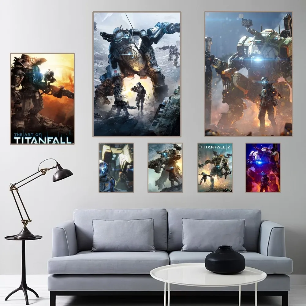 Titanfall-2-Game-Poster-Home-Room-Decor-Aesthetic-Art-Wall-Painting ...