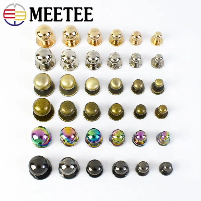10Pcs-Meetee-4-12mm-Round-Head-Nail-Rivets-Metal-Buckles-Spike-Nails ...