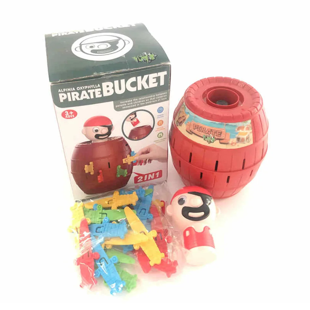 WTS Pirate Bucket for Parlor Games for Kids Toddlers and Family Age 3 ...