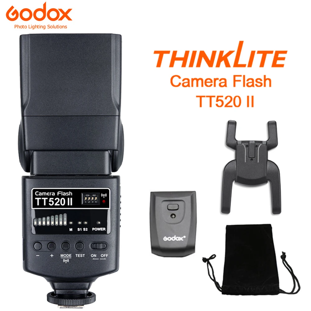 Godox-TT520-II-Flash-TT520II-with-Build-in-433MHz-Wireless-Signal-Flash ...