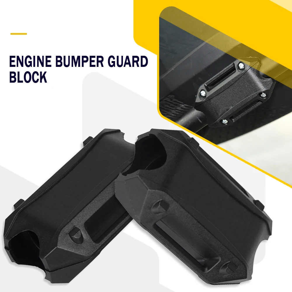Motorcycle-Bumper-Engine-Guard-Protection-Block-25MM-Crash-bar-For ...