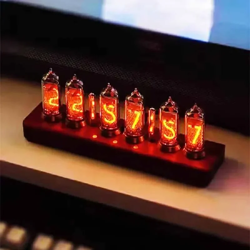 Modern-Design-IN14-Nixie-Tube-Clocks-Wooden-Bluetooth-Control-Luxury ...