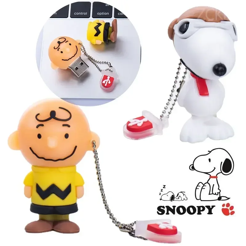 Unidad-Flash-USB-de-Snoopy-Charlie-Brown-Pen-Drive-creativo-de-mu-eca ...
