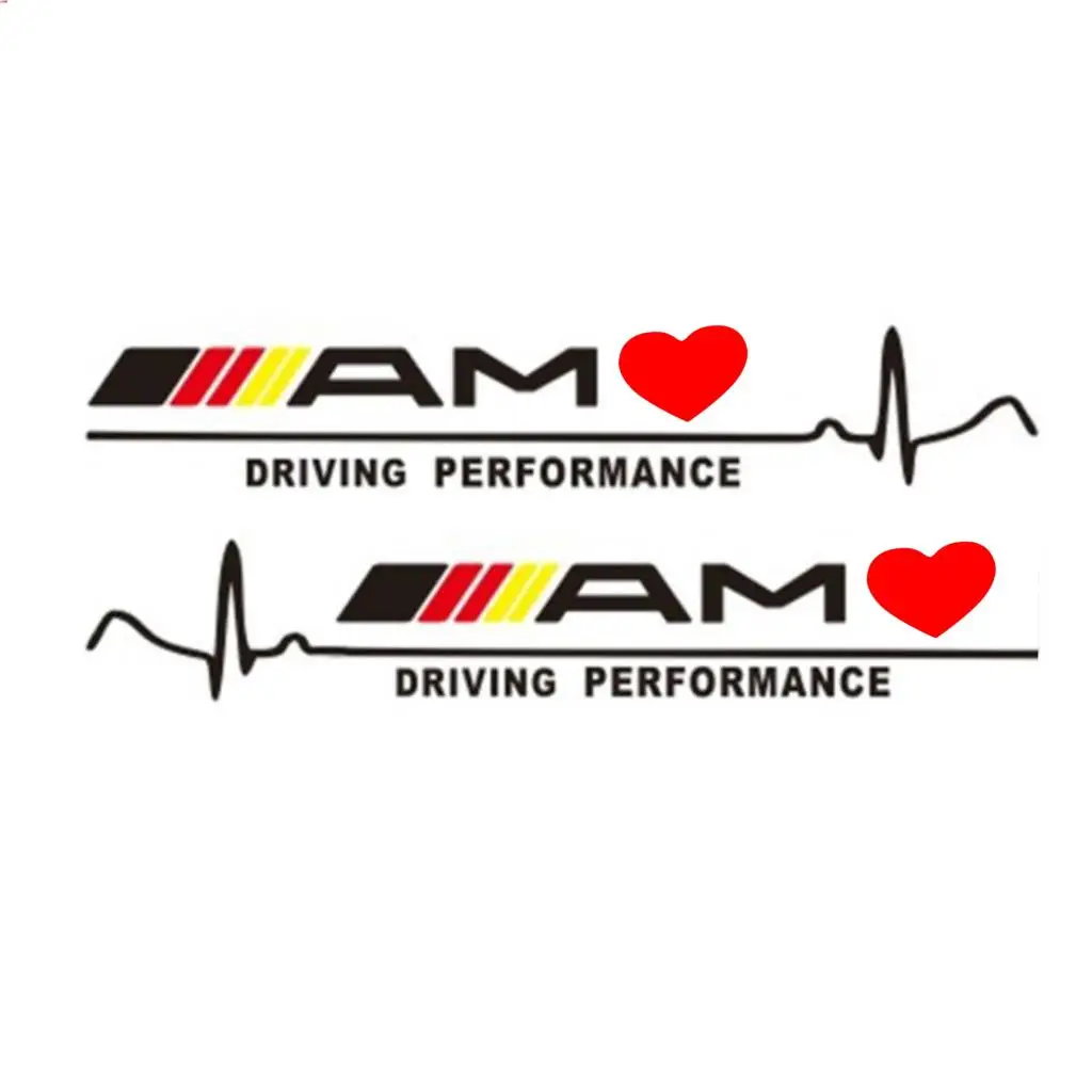 2pcs Car Emblems Logo Styling Accessories Decals For Mercedes BENZ AMG ...