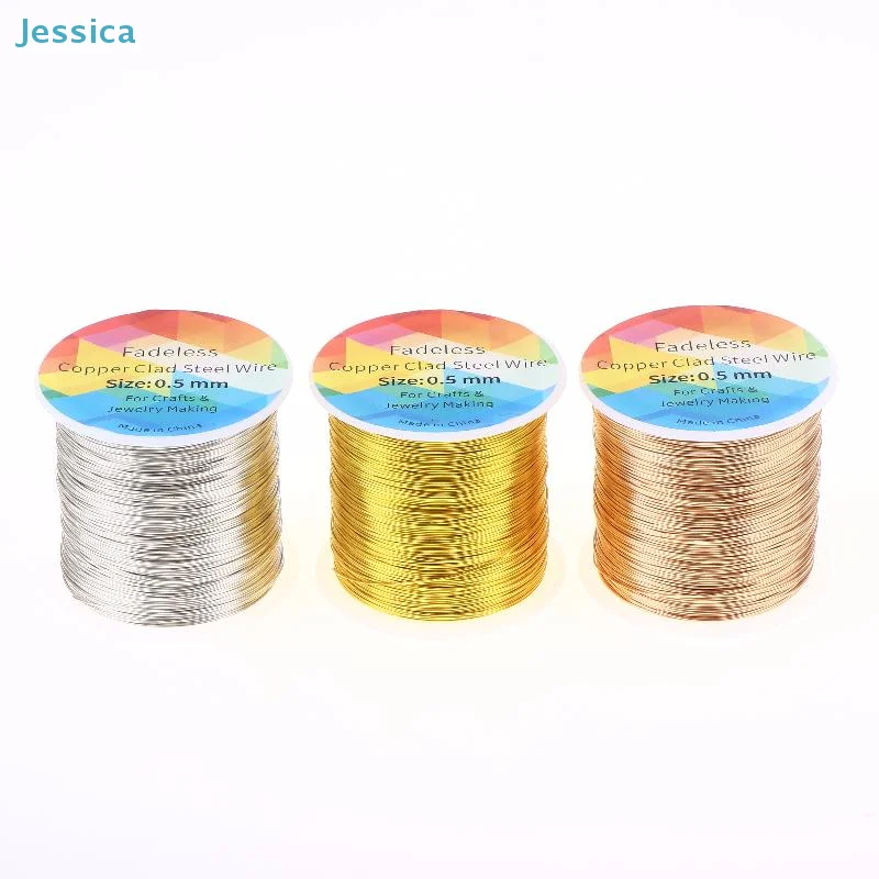 0.5mm Fadeless Copper Clad Steel Wire - Jewelry Making & Craft Wire in ...