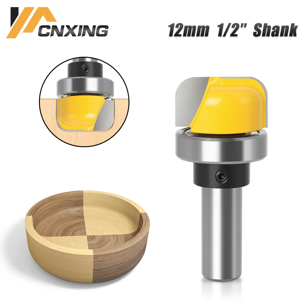 12mm-12-7mm-Shank-1-1-8-Diameter-Bowl-Tray-Router-Bit-Round-Nose-Corner ...