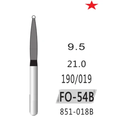 Safety End Diamond Bur For Cavity Trimming 5 pieces/box EX-24, FO-54C ...