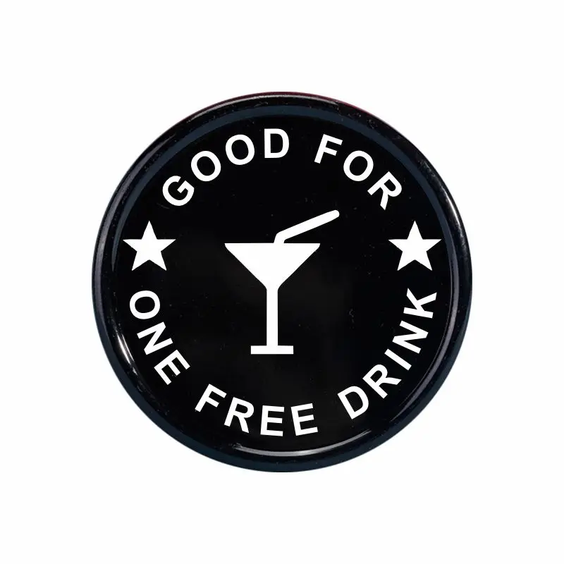 100-pcs-Custom-Drink-Tokens-Beer-Bar-Token-Free-Drink-Poker-Chips ...