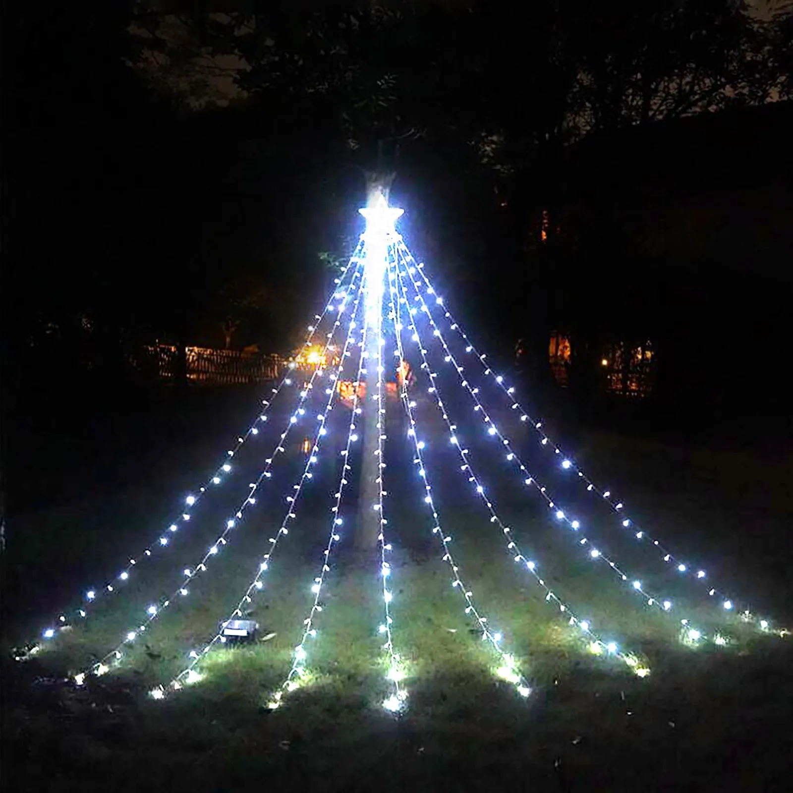 White Christmas Lights Strand