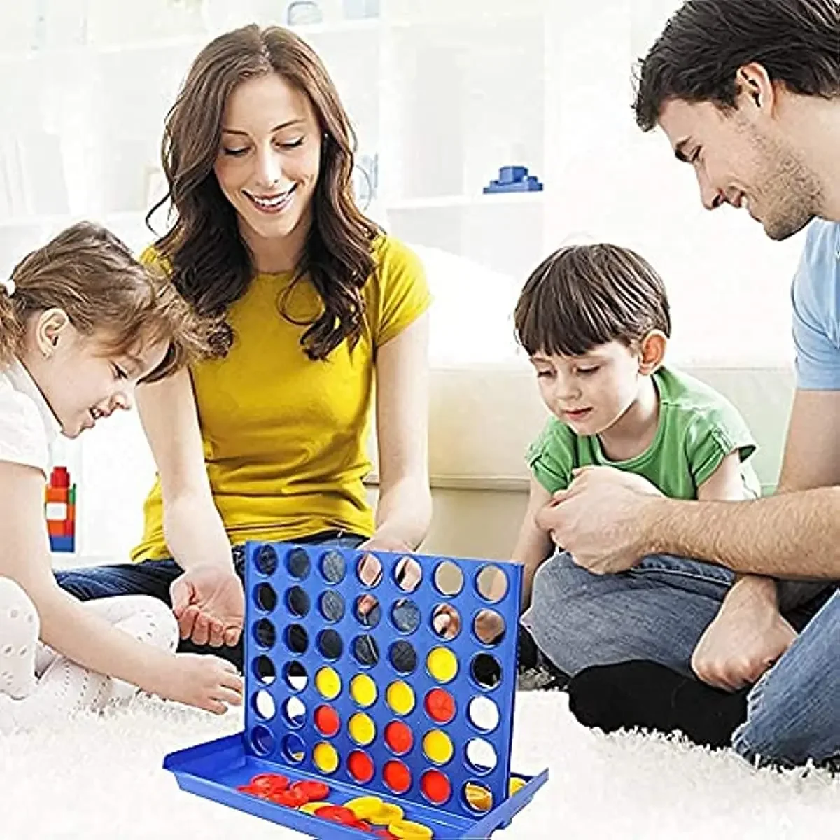 Classic-4-In-A-Row-Game-6-Spare-Discs-Included-Perfect-for-Ages-3-82 ...