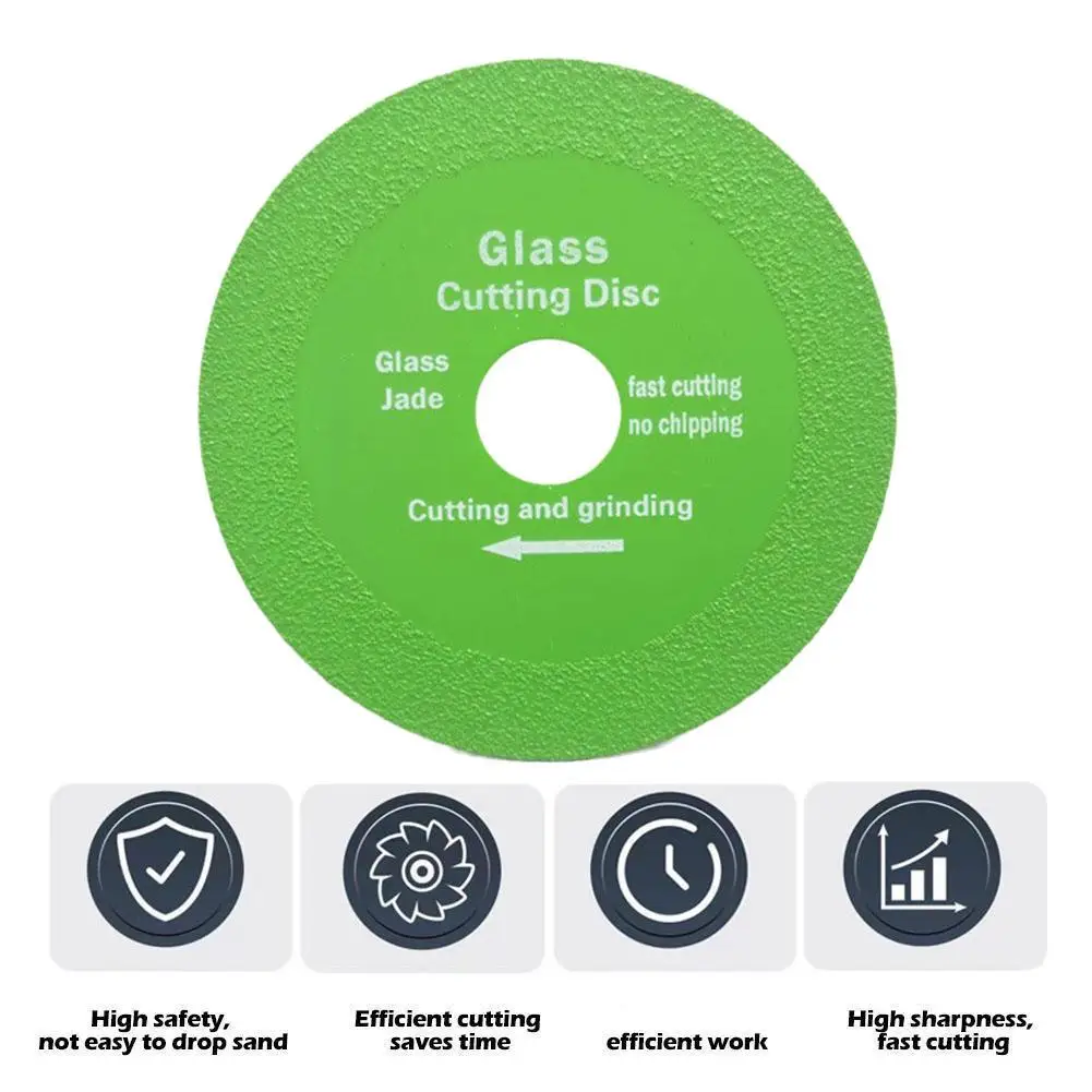 100mm Glass Cutting Disc Diamond Marble Saw Jade Crystal Bottles ...