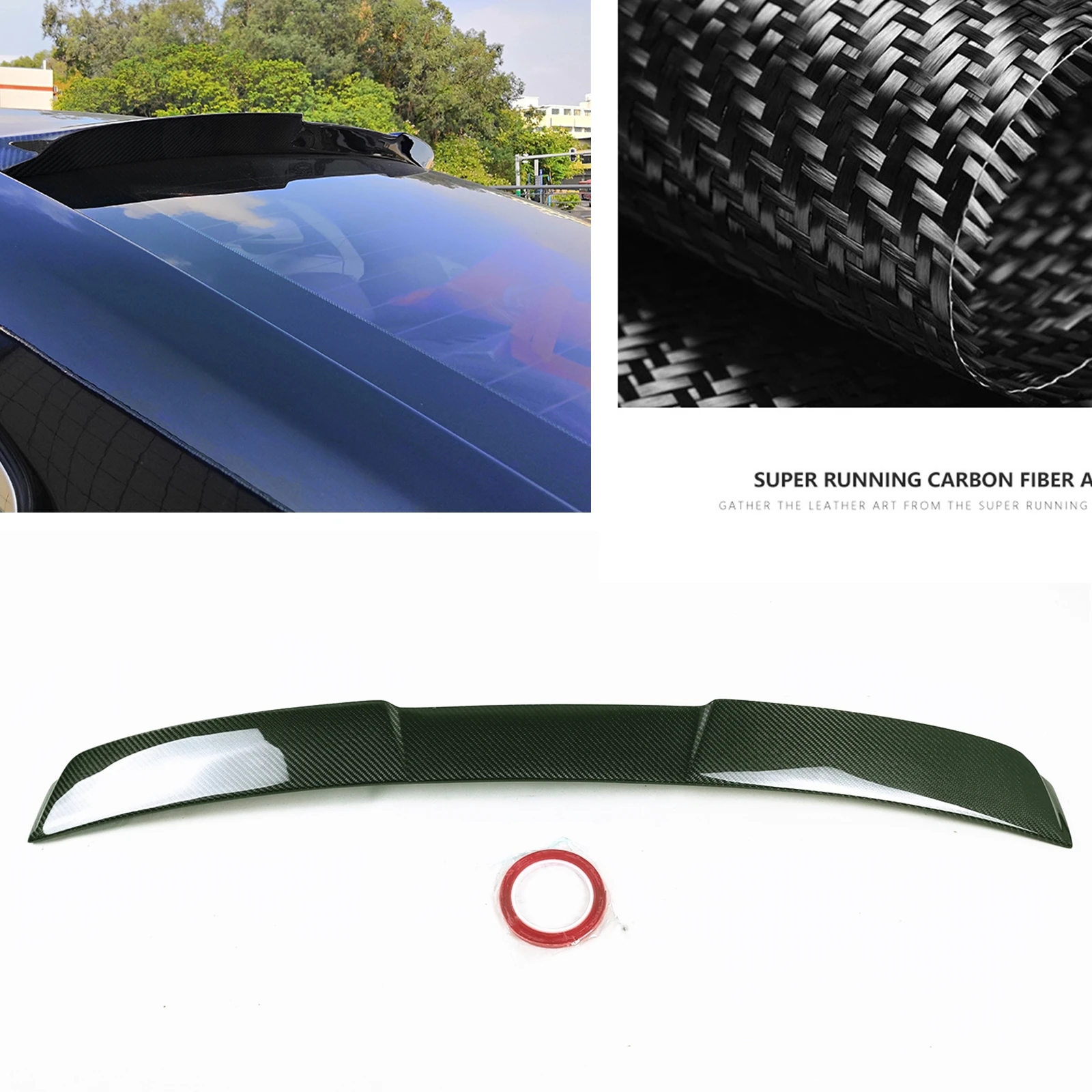 Rear-Roof-Spoiler-Wing-For-Nissan-Altima-2016-2018-Real-Carbon-Fiber ...