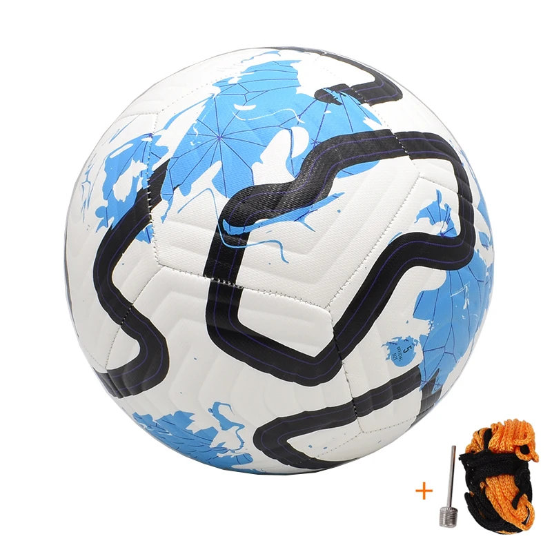 Soccer-Balls-Standard-Size-5-Machine-Stitched-Ball-PU-Material-Sports ...