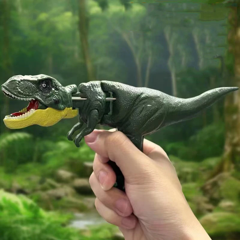 18cm-Biting-Green-Red-Tyrannosaurus-Rex-Dinosaur-Hand-Control-Spring ...