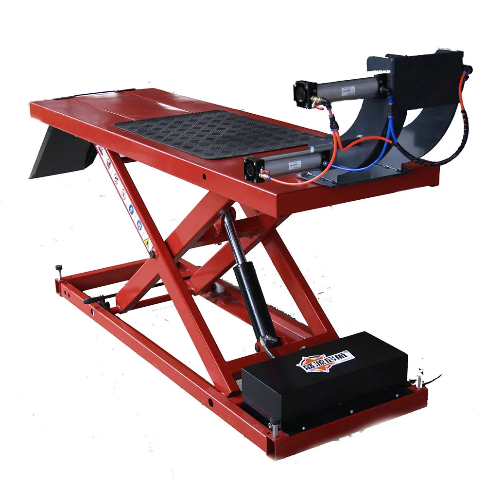 Repair-Motorcycle-Air-Cylinder-Lift-Table-Hydraulic-Scissor-Motorcycle ...