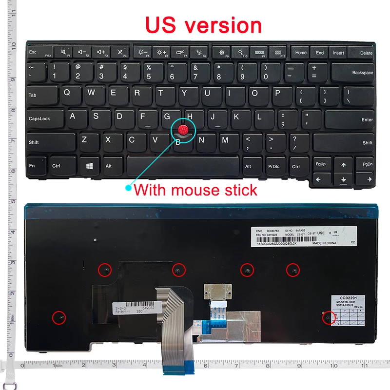 New-US-keyboard-for-Lenovo-T440-T440P-T440s-T431-E431-L440-T431S-E440 ...