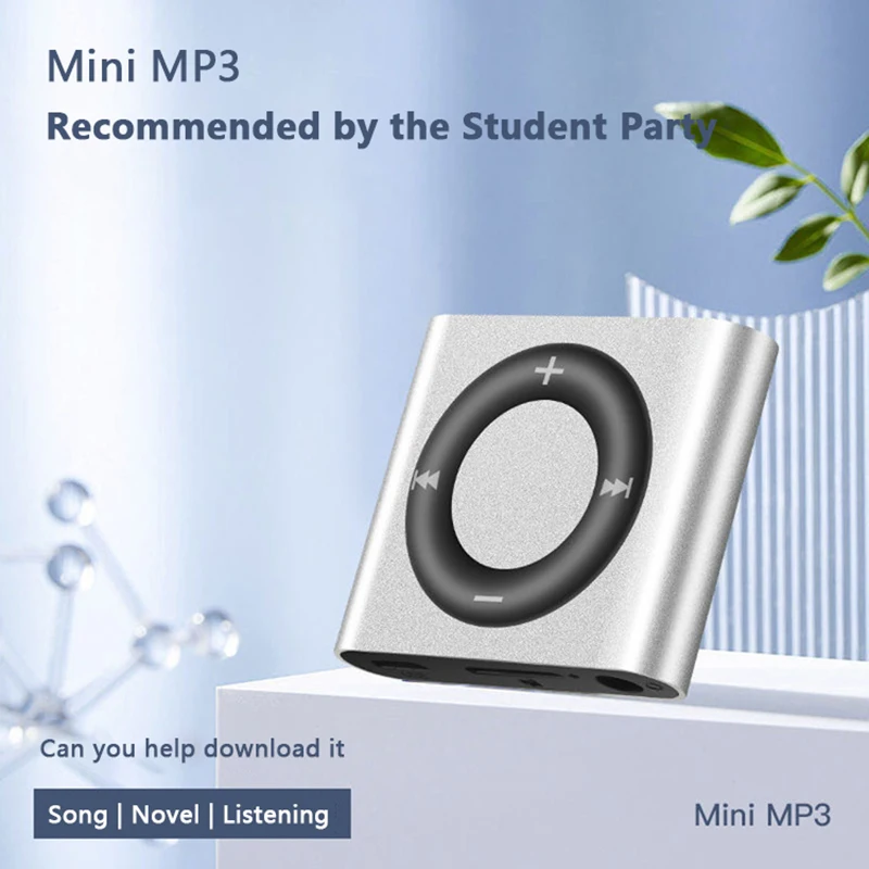 Port-til-Mini-Audio-MP3-Player-Metal-Clip-on-64-GB-de-Expans-o-180mAh ...