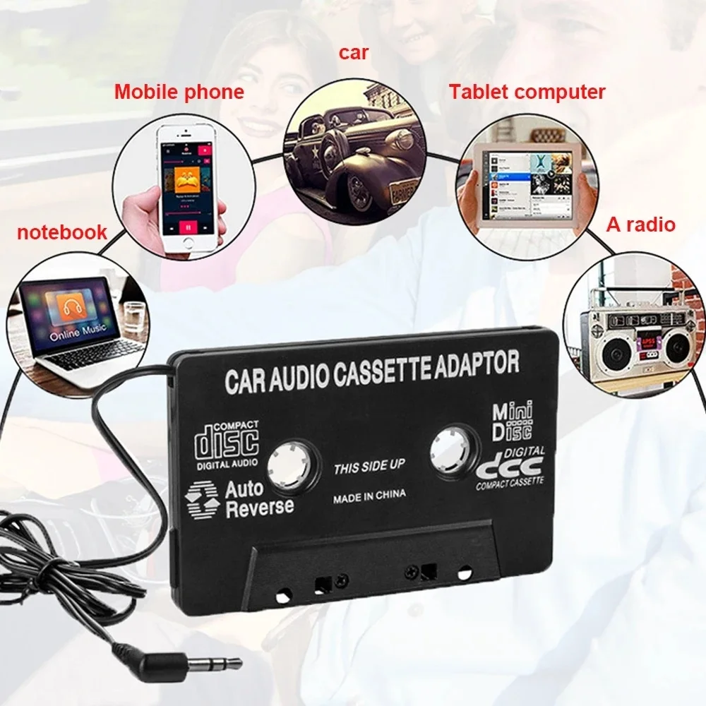 Hot-Sale-Car-Cassette-Player-Tape-Adapter-Cassette-Mp3-Player-Converter ...