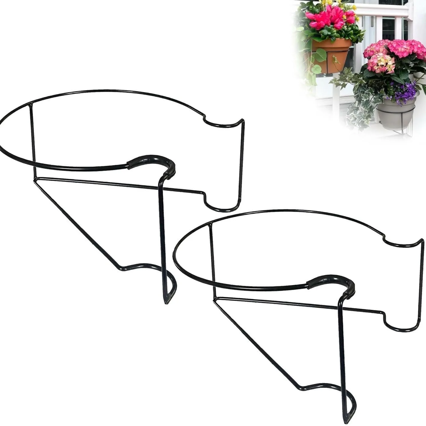 1PCS-Convenient-Floating-Garden-Railing-Flowerpot-Holder-Railing ...